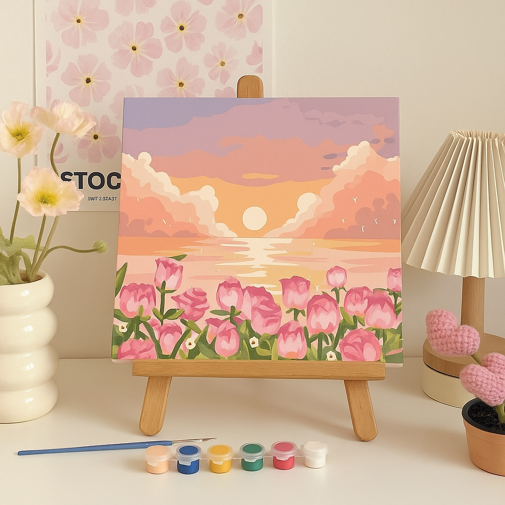 [BUNDLE OF 3] Pause & Paint – Paint by Numbers Kit (Medium) – Wabi & Ushi